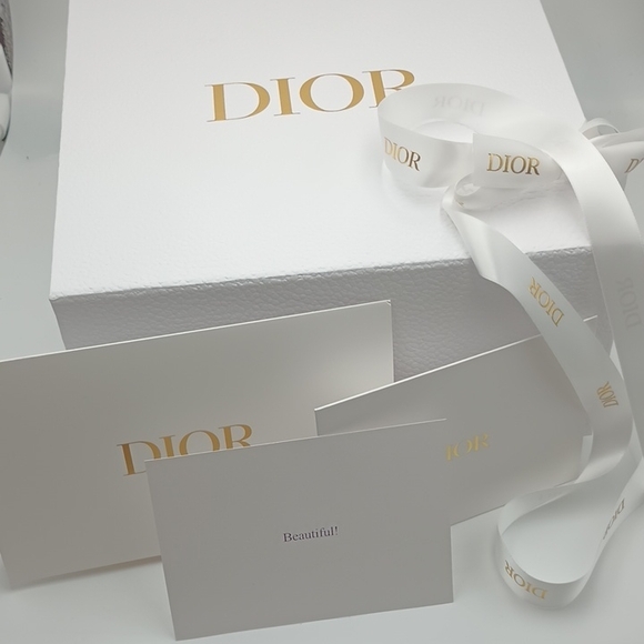 Dior | Storage & Organization | Dior White And Gold Gift Box With ...